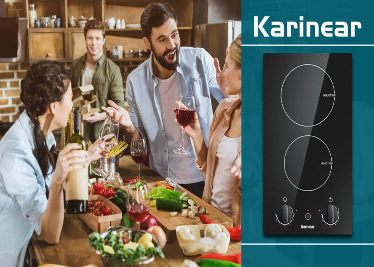 Karinear Story with induction hob and cemeric cooker