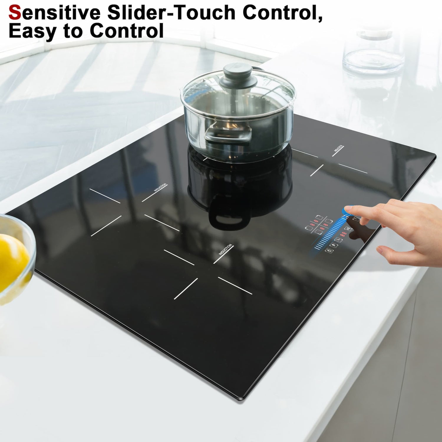 Karinear 30 Inch 4 Burner Drop-in Induction Cooktop