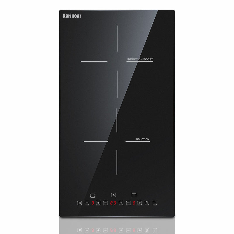 Karinear 12 Inch 2 Burner Drop In Induction Cooktop