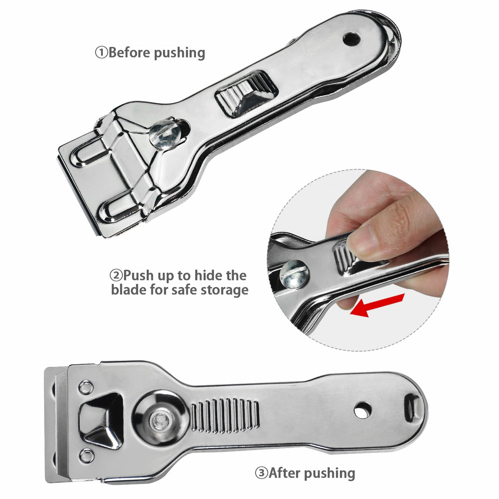 Karinear Razor Blade Scraper Tool - Window Scraper/Glass Cooktop Scraper