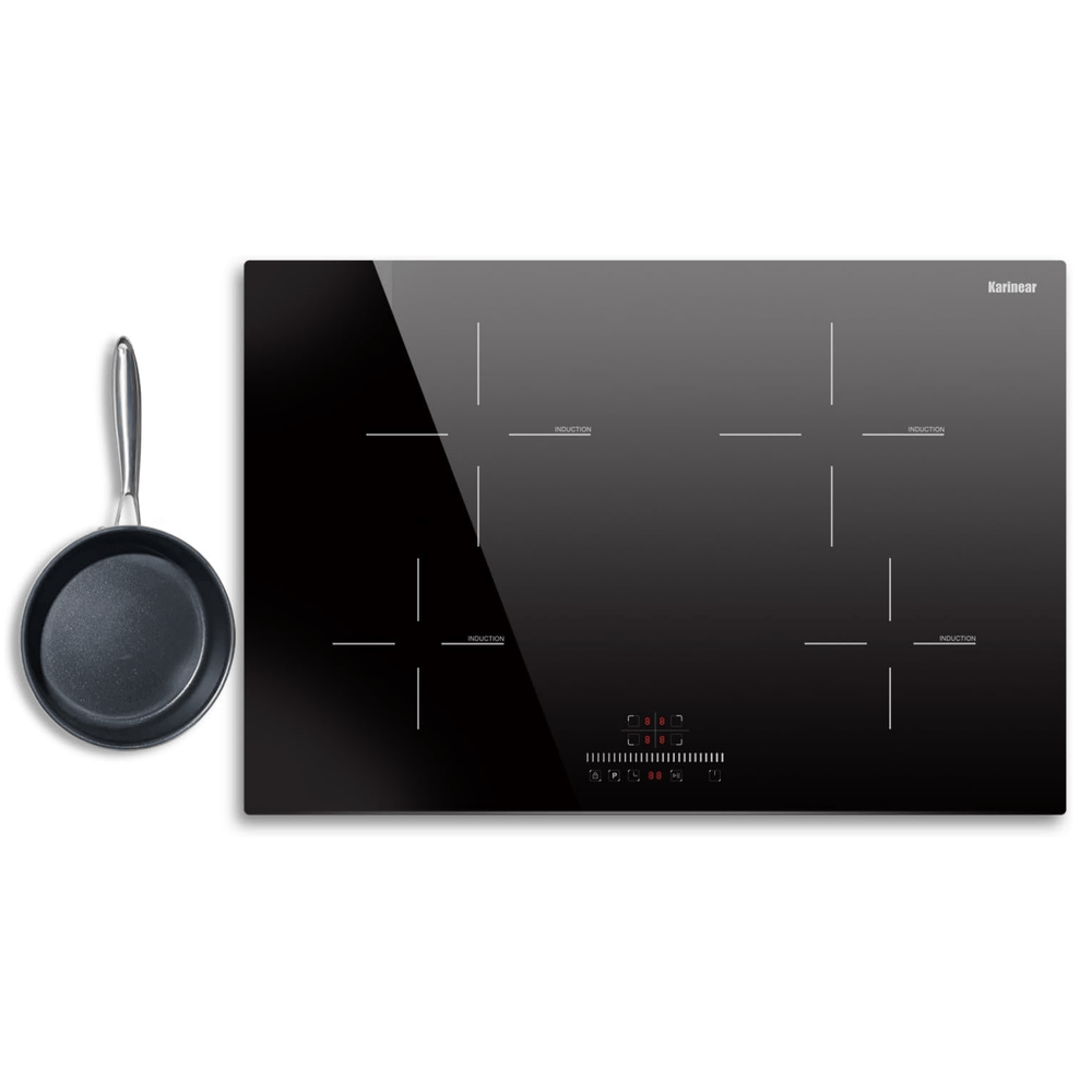 Karinear 30 Inch 4 Burner Drop-in Induction Cooktop
